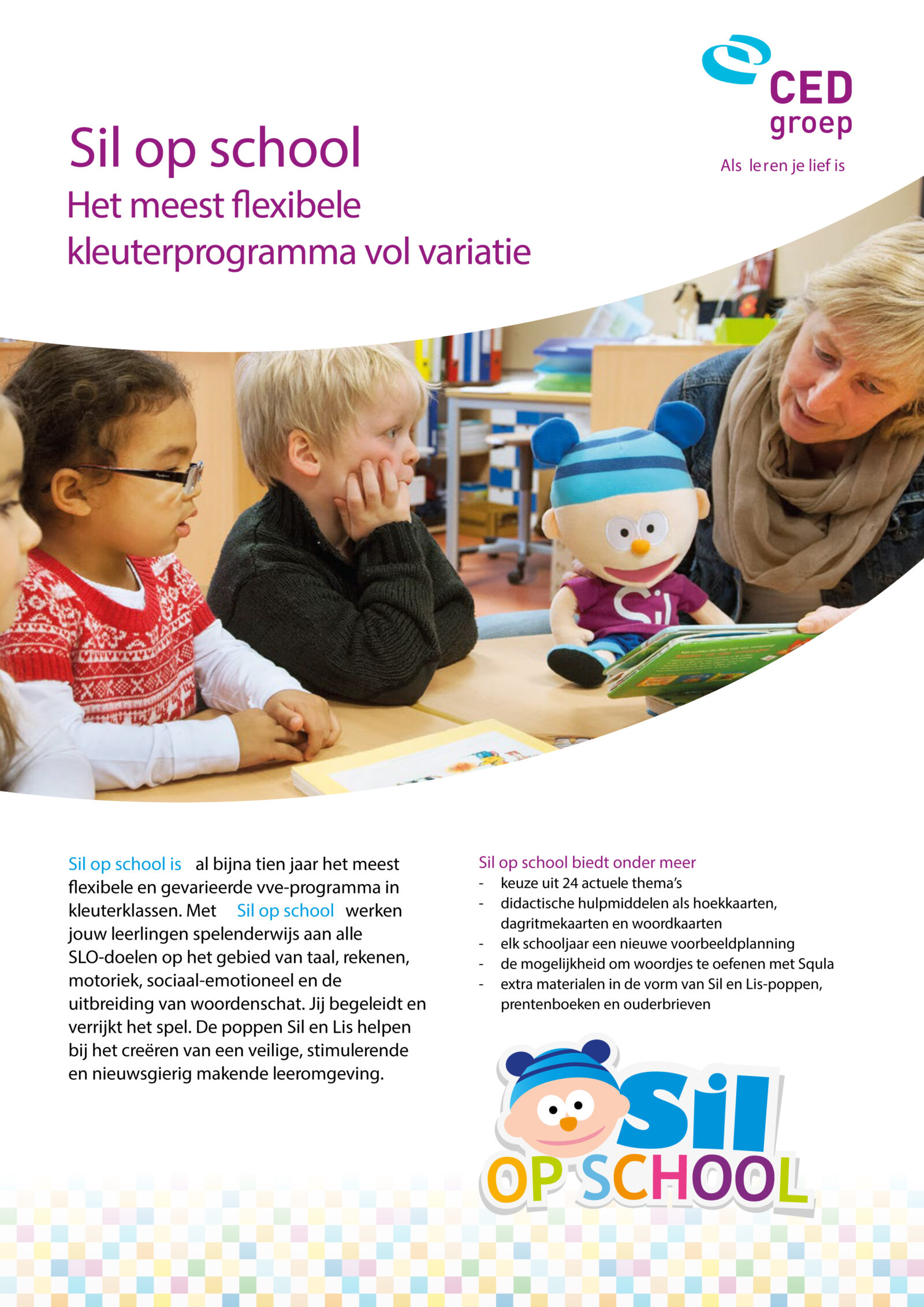Sil op school Het meest flexibele kleuterprogramma vol variatie